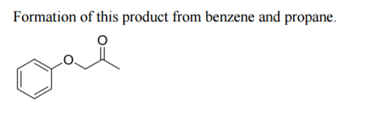 Solved Formation of this product from benzene and propane. | Chegg.com