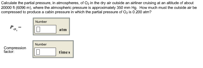 Solved Calculate the partial pressure, in atmospheres, of O2 | Chegg.com