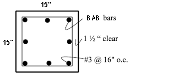 Solved Find the maximum axial compressive service live load | Chegg.com
