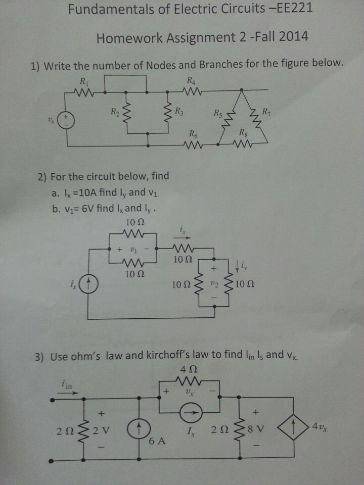 Solved Write the number of Nodes and Branches for the figure | Chegg.com