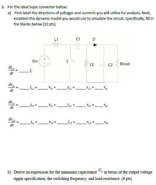 For The Ideal Sepic Converter Below A 3 First