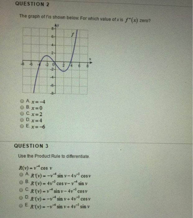 Solved Use the Product Rule to differentiate R'(v)=v-^4 cos | Chegg.com