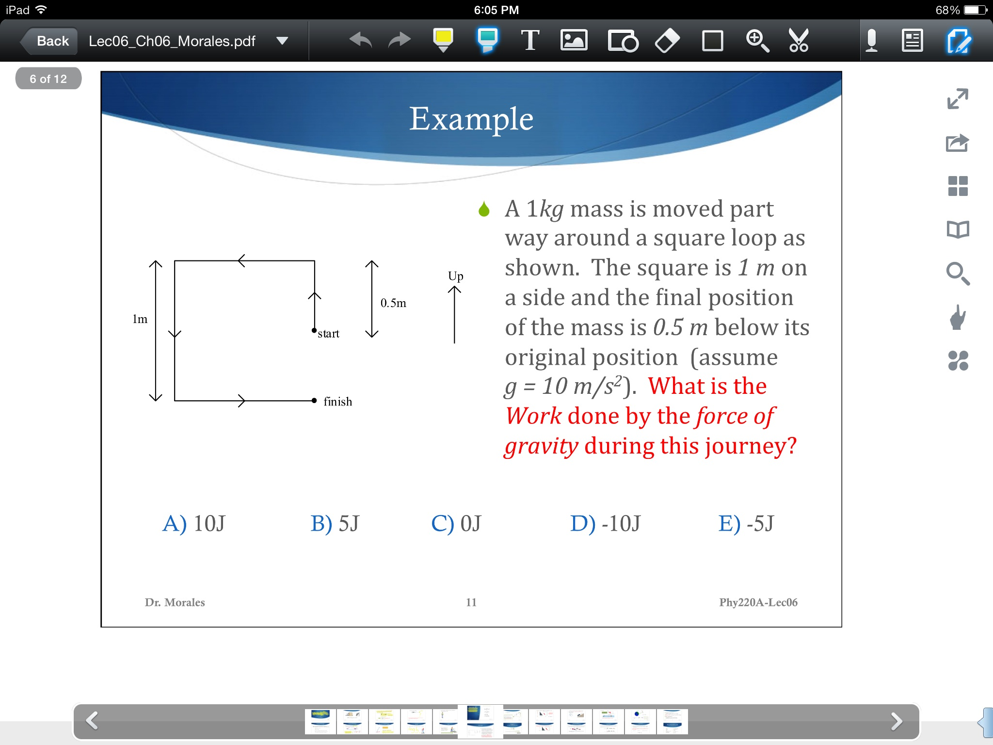 Solved A 1 kg mass is moved part way around a square loop as | Chegg.com