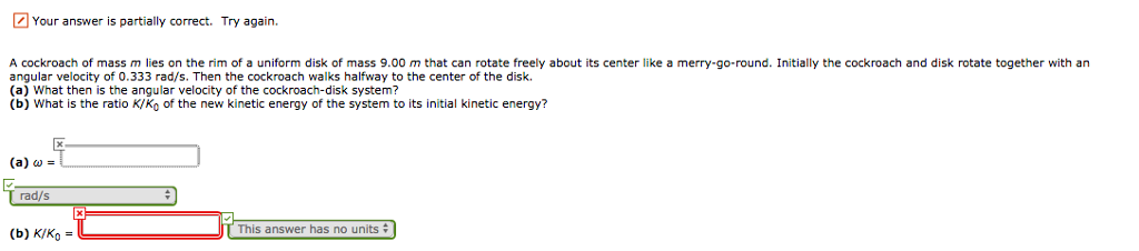 Solved Your answer is partially correct. Try again. A | Chegg.com