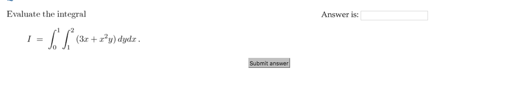 Solved evalute the integral | Chegg.com Solved evalute the integral | Chegg.com