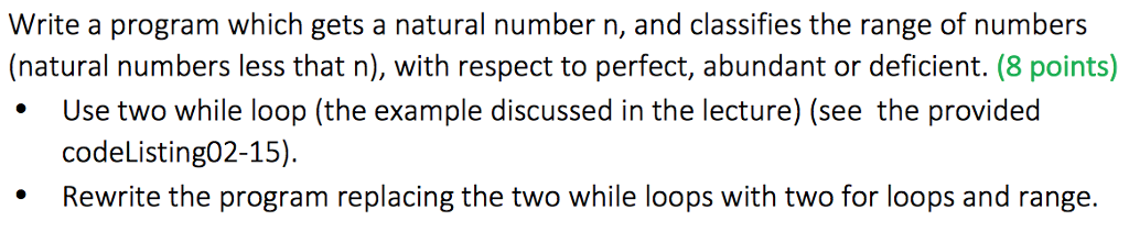 Write a program which gets a natural number n, and | Chegg.com