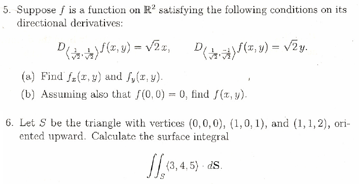Solved Suppose f is a function on R2 satisfying the | Chegg.com