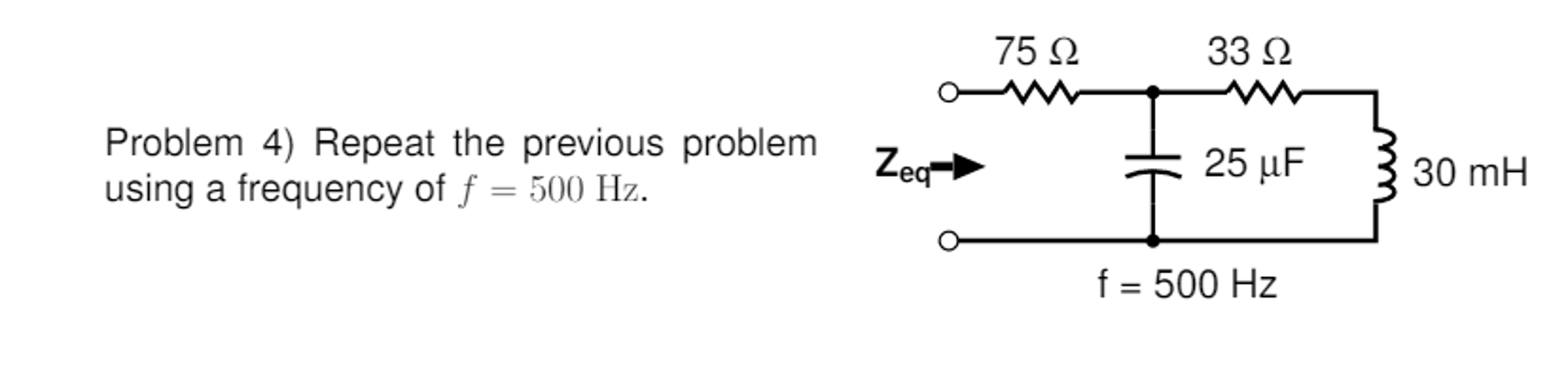 Solved Repeat the previous problem using a frequency of f = | Chegg.com