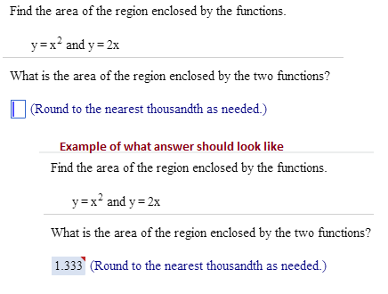 Solved Find the area of the region enclosed by the | Chegg.com