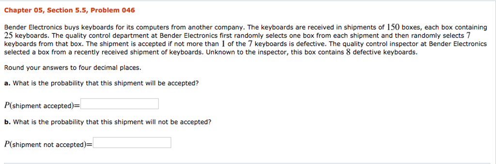 Solved Bender Electronics buys keyboards for its computers | Chegg.com