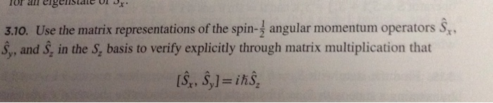 Solved Use the matrix representations of the spin-1/2 | Chegg.com