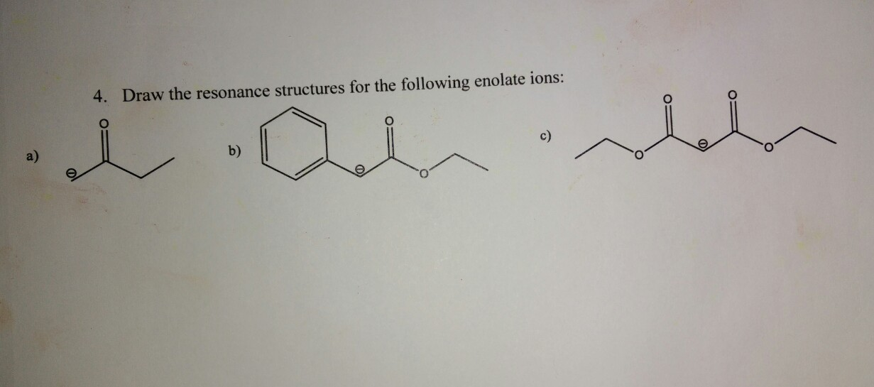 Acetone Enolate Ion Resonance Structure