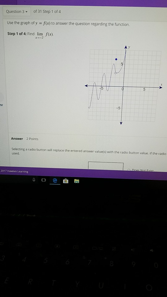 Solved Question 3-of 31 Step 1 of 4 Use the graph of y = | Chegg.com