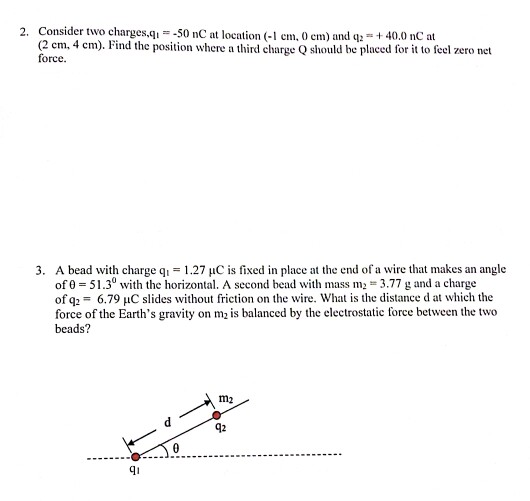 Solved Physics 2 qs..I need some one to solve this two qs | Chegg.com