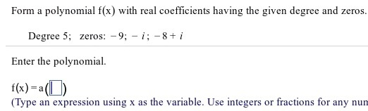 Solved Find a bound on the zeros of the polynomial function. | Chegg.com