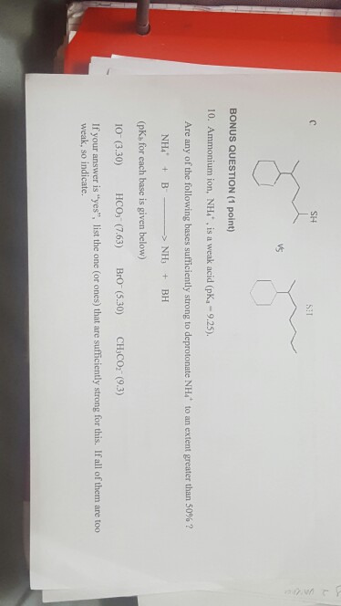 Solved 9 Indicate whether each of the following pairs of | Chegg.com