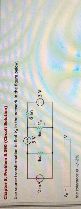 Solved Chapter 5, Problem 5.091 (Circuit Solution) Find Io | Chegg.com