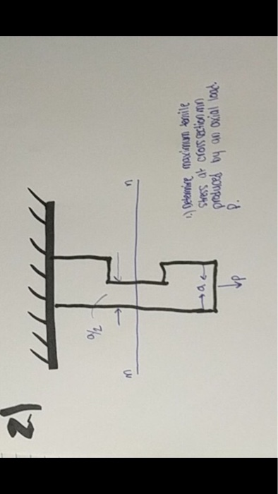 Solved Determine maximum tensile stress of cross section mn | Chegg.com
