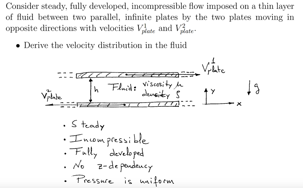 Solved Consider steady, fully developed, incompressible flow | Chegg.com Solved Consider steady, fully developed, incompressible flow | Chegg.com