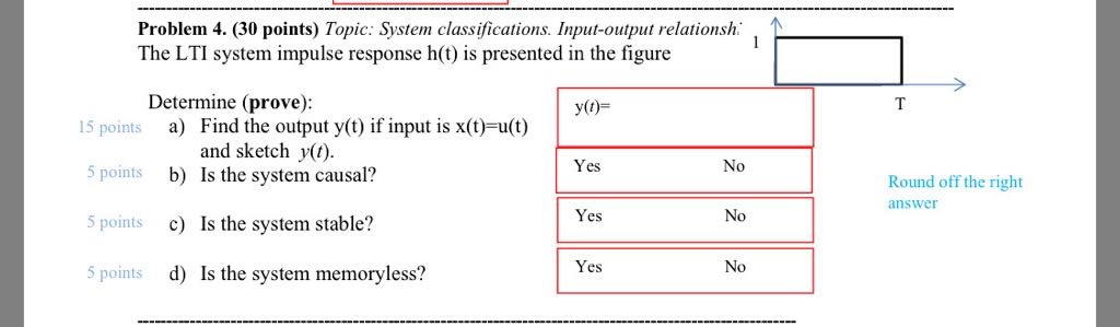 Solved Problem 4 30 Points Topic System Classifications 
