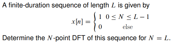 Solved A Finite Duration Sequence Of Length L Is Given By
