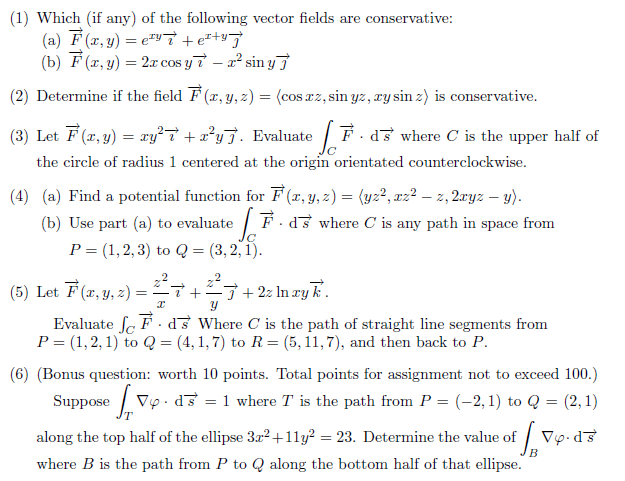 How To Show That A Vector Field Is Conservative 9 Steps
