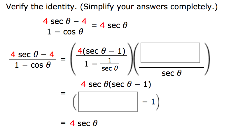 Solved Verify the identity. (Simplify your answers | Chegg.com