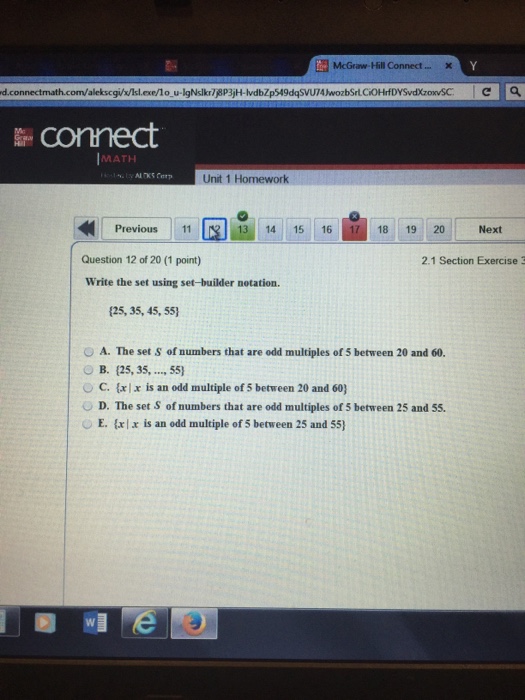 Solved Write the set using set-builder notation. {25, 35, | Chegg.com Solved Write the set using set-builder notation. {25, 35, | Chegg.com