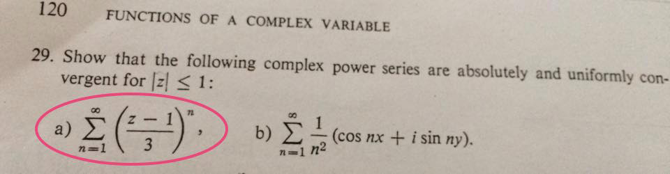 Solved FUNCTIONS OF A COMPLEX VARIABLE 29. Show that the | Chegg.com