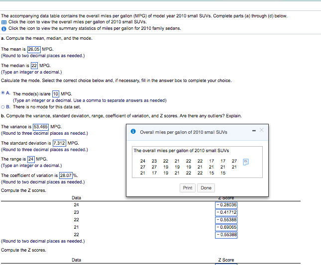 Solved The accompanying data table contains the overall | Chegg.com