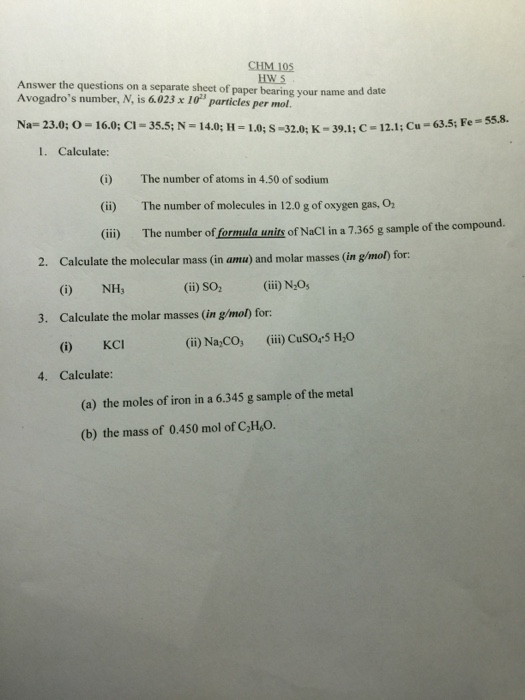 Solved Answer the question on a separate sheet of paper | Chegg.com