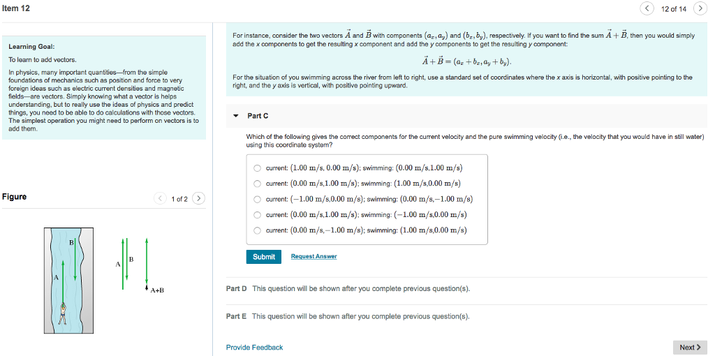 Solved Although drawing vectors is helpful for visualizing | Chegg.com