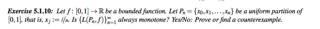 Solved Let f: [0, 1] rightarrow R be a bounded function. Let | Chegg.com