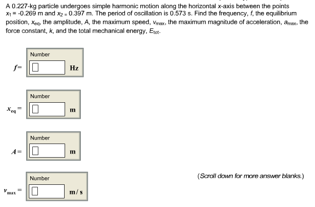 Solved Number m/s Number N/m Number tot | Chegg.com