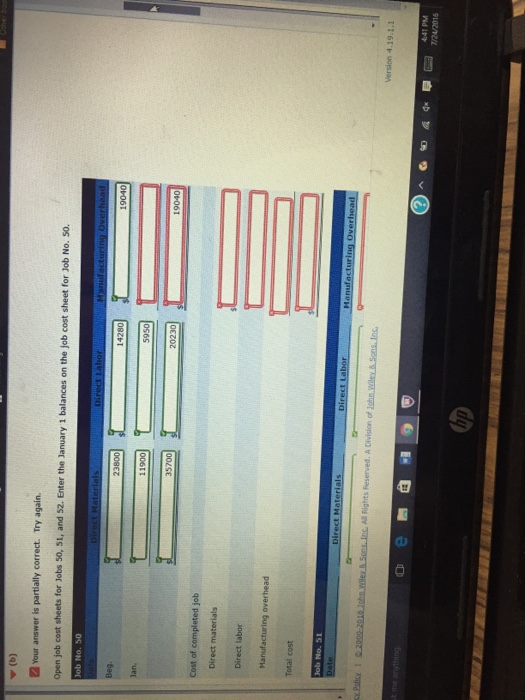 Solved Problem 20-1A (Part Level Submission) Lott Company | Chegg.com