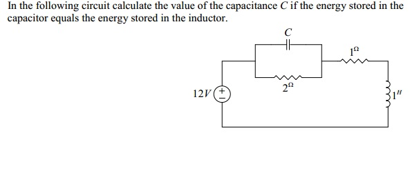 Solved In the following circuit calculate the value of the | Chegg.com