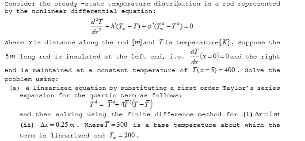 Solved Consider the steady-state temperature distribution in | Chegg.com