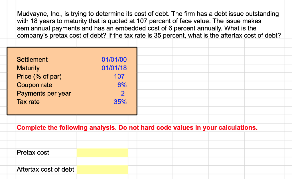 Solved Answer Needs To Be Formatted As An Excel Formula Chegg
