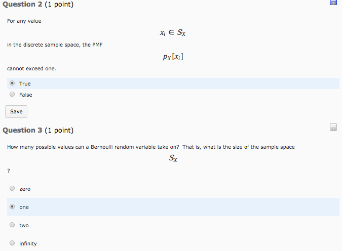 Solved For any value X_i E S_x in the discrete sample | Chegg.com