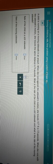 Solved O SYSTEMS OF LINEAR EQUATIONS Solving a distance, | Chegg.com