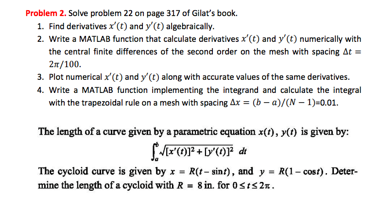 Solved Find derivatives x'(t) and y'(t) algebraically. 2. | Chegg.com