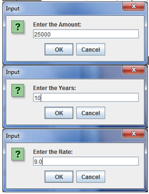 Solved Create a Java program to compute the amount of a | Chegg.com