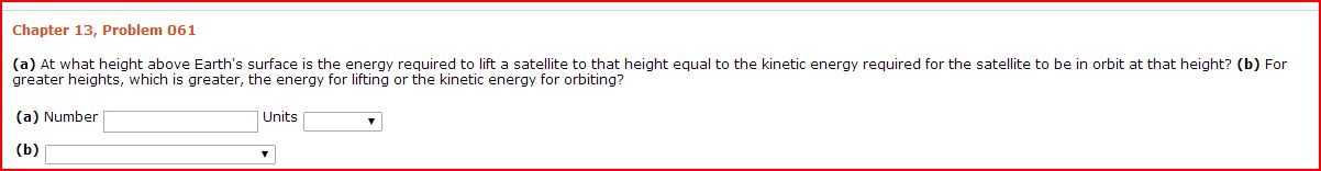 Solved At what height above Earth's surface is the energy | Chegg.com