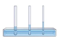 Solved For the liquid and tubes shown in the image, which | Chegg.com