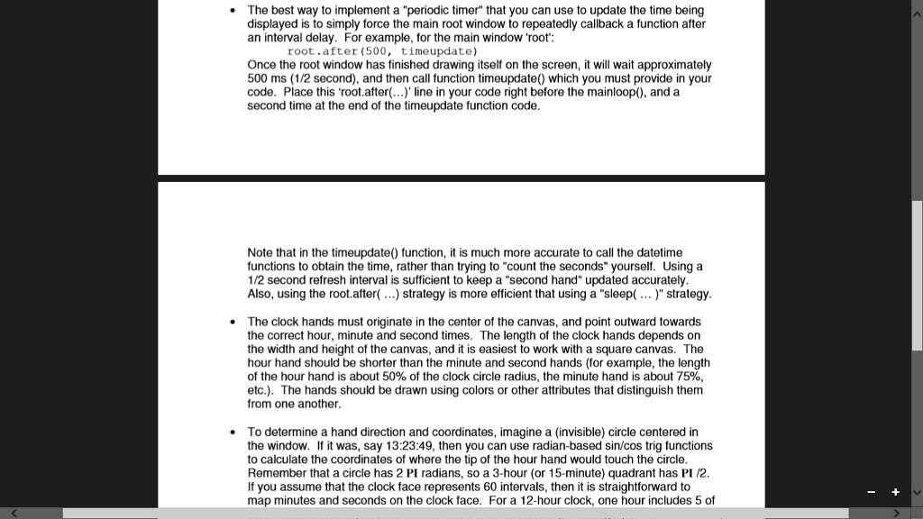 and Design and implement a Python Tkinter GUI | Chegg.com