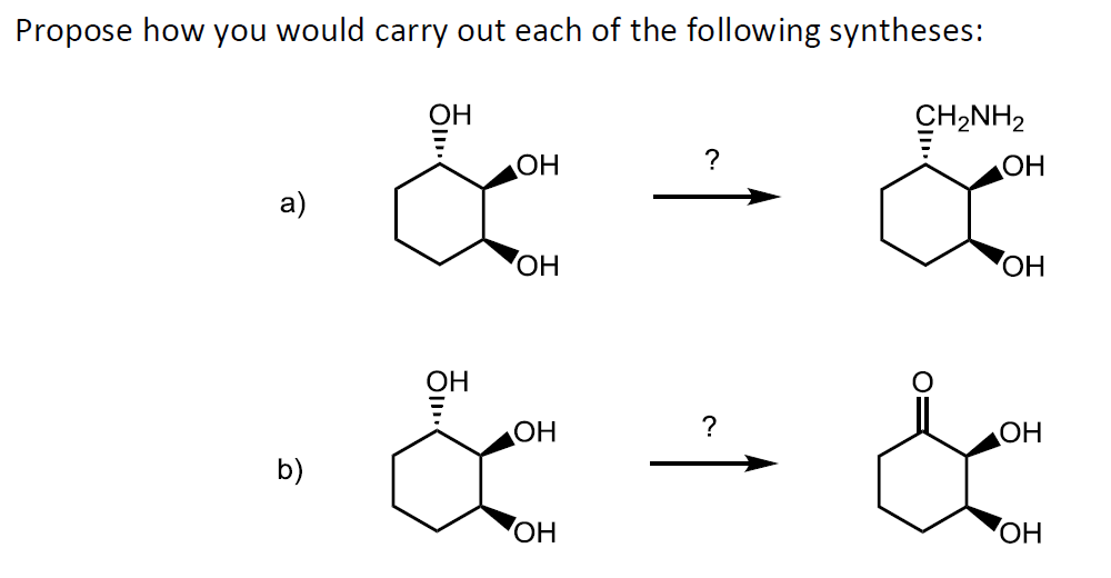 Solved Propose how you would carry out each of the following | Chegg.com Solved Propose how you would carry out each of the following | Chegg.com