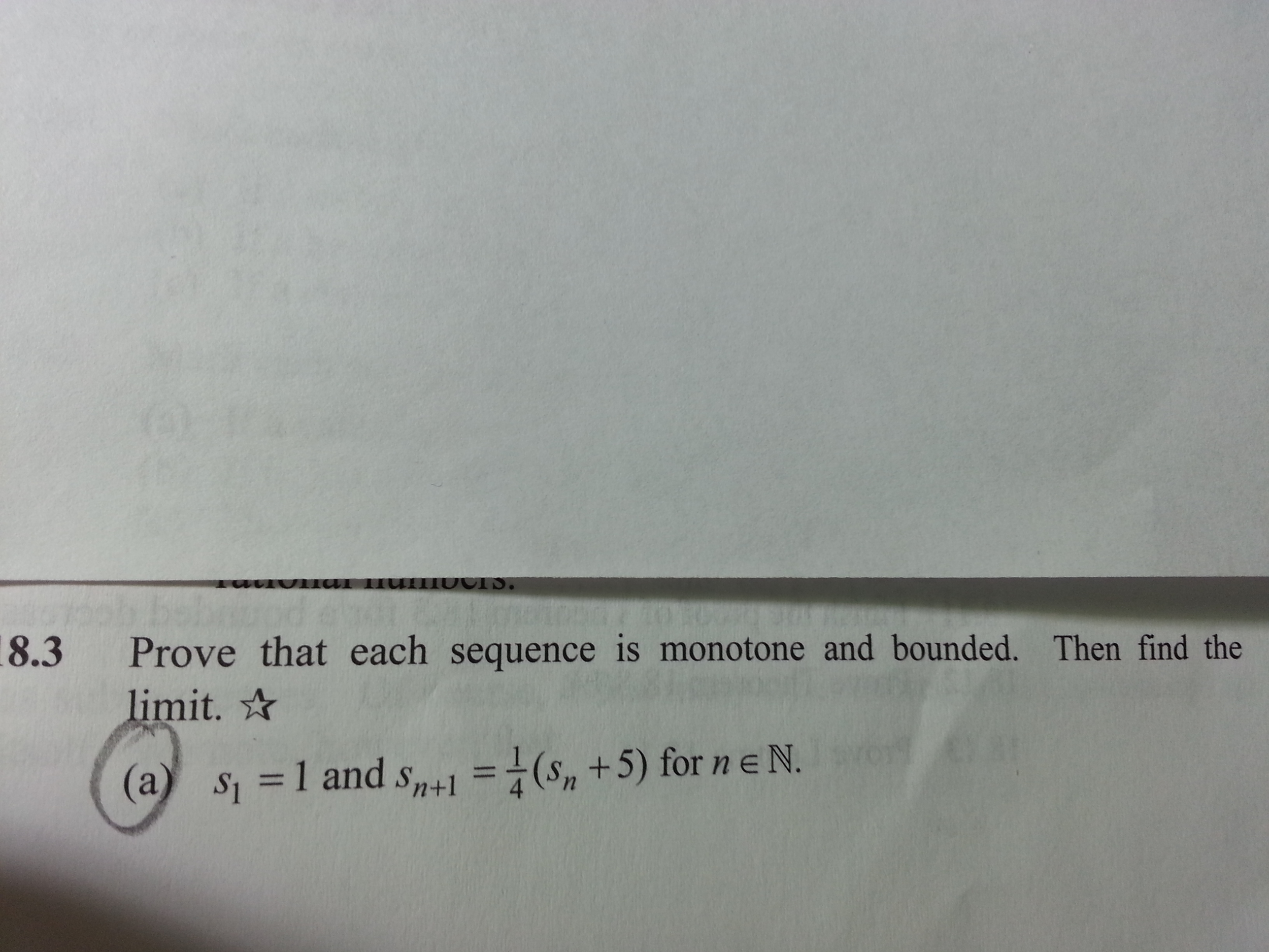 Solved Prove that each sequence is monotone and bounded. | Chegg.com