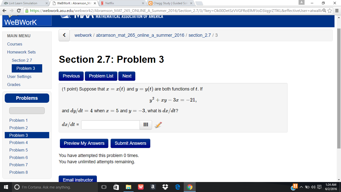 Solved Suppose that x=x(t) and y=y(t) are both functions of | Chegg.com