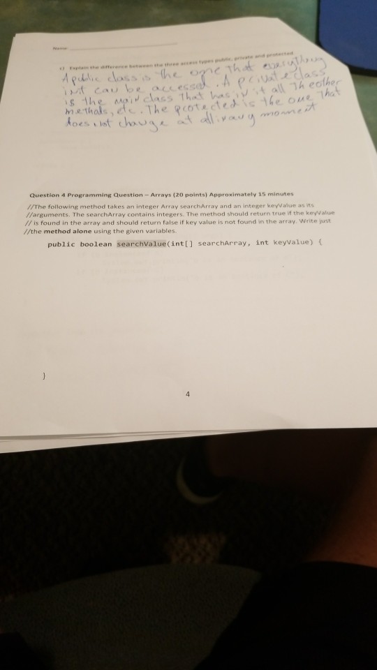 Solved 139 Question 4 Programming Question - Arrays (20 | Chegg.com Solved 139 Question 4 Programming Question - Arrays (20 | Chegg.com