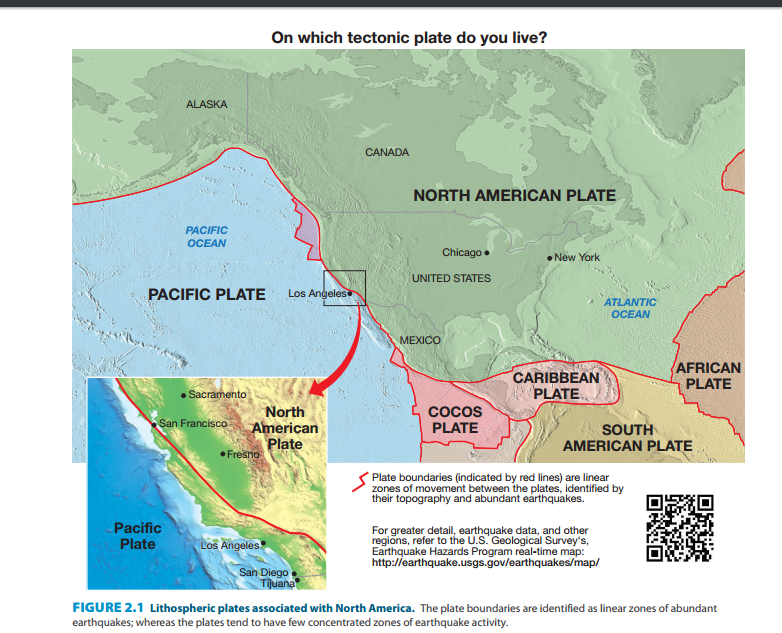 Solved on which tectonic plate do you live? ALASKA. NORTH | Chegg.com